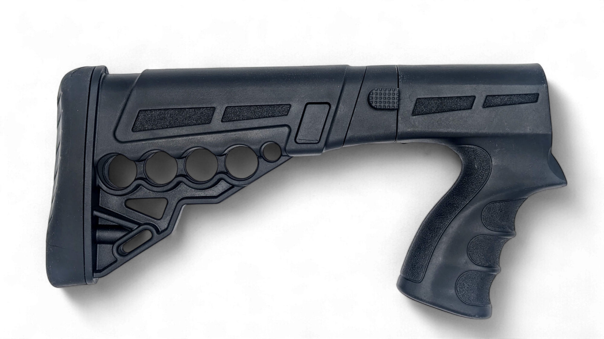 Folding Tactical Buttstock with Pistol Grip Customizable. Length Adjus ...